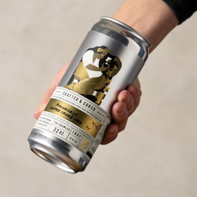 Custom Beer Crowler Labels for Breweries | Blue Label Packaging