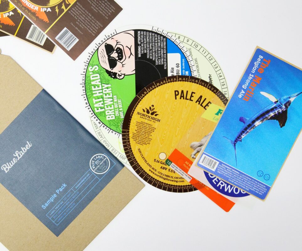 Custom Beer Keg Collars | Blue Label Packaging