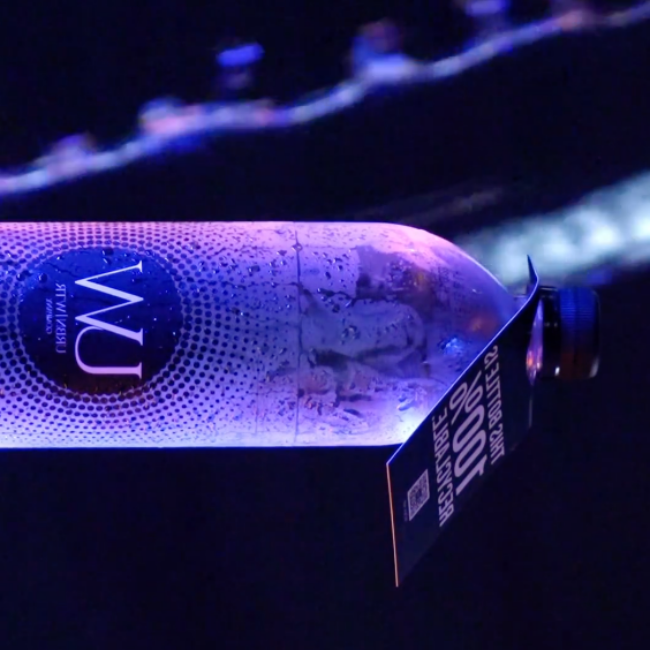 Custom Transparent and Clear Product Labels | Blue Label