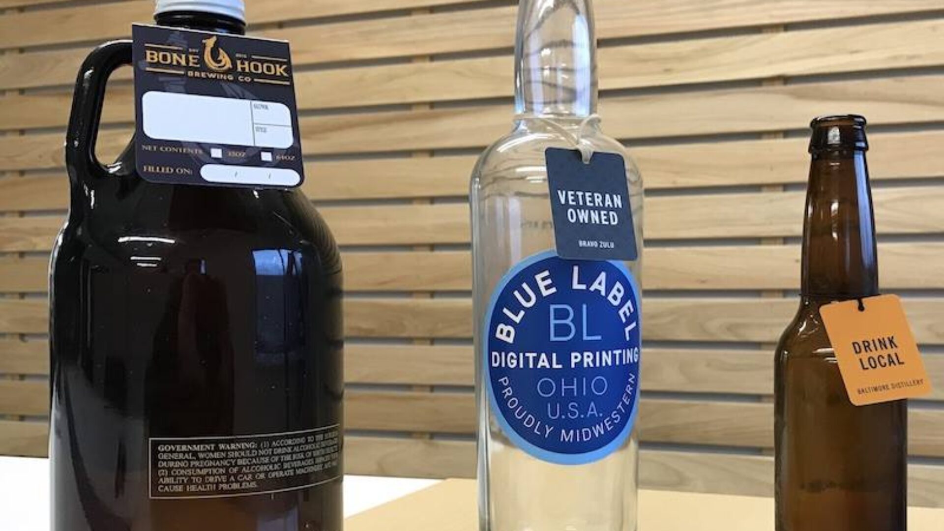 Custom Wine Bottle Hang Tags | Blue Label Packaging