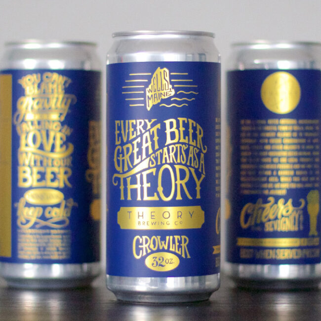 Custom Beer Crowler Labels for Breweries | Blue Label Packaging