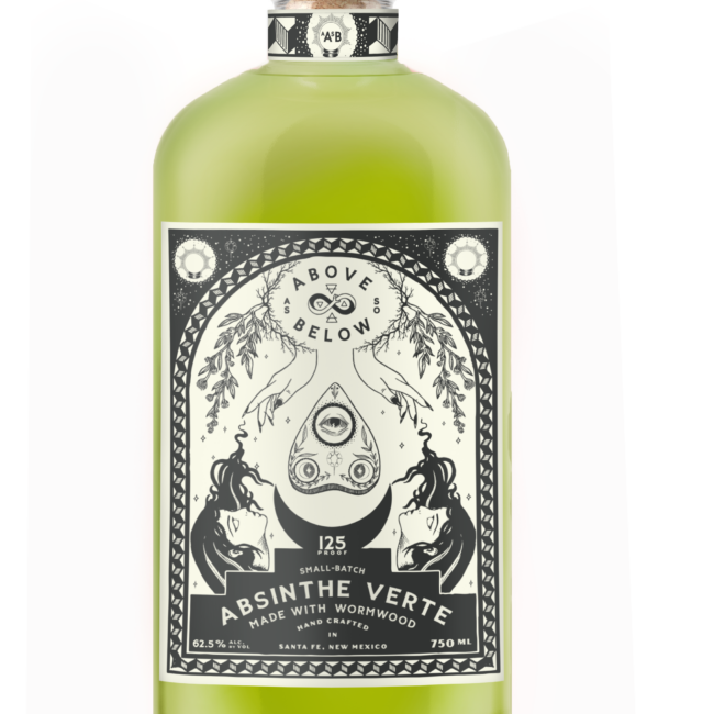 Absinthe Bottle Labels | Blue Label Packaging