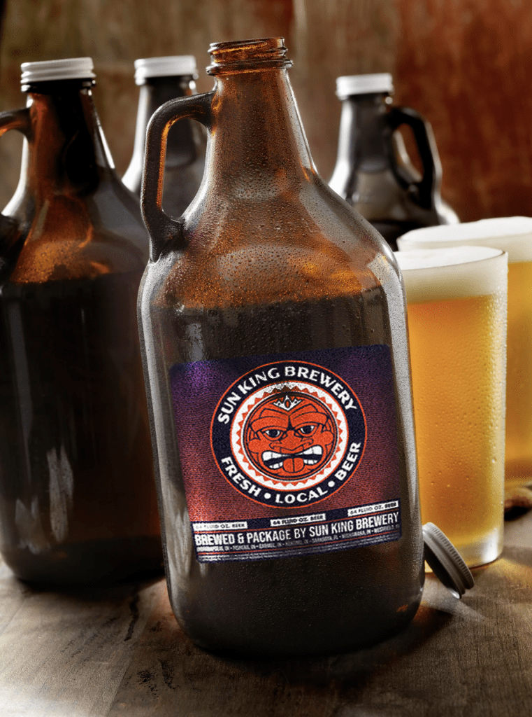 Custom Beer Growler Labels for Breweries | Blue Label Packaging